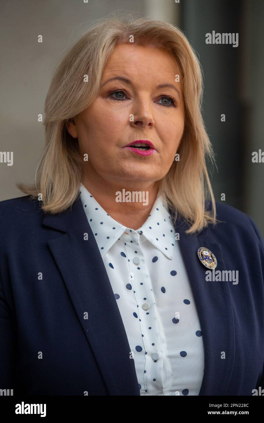 London, England, UK. 16th Apr, 2023. General Secretary of Royal College ...