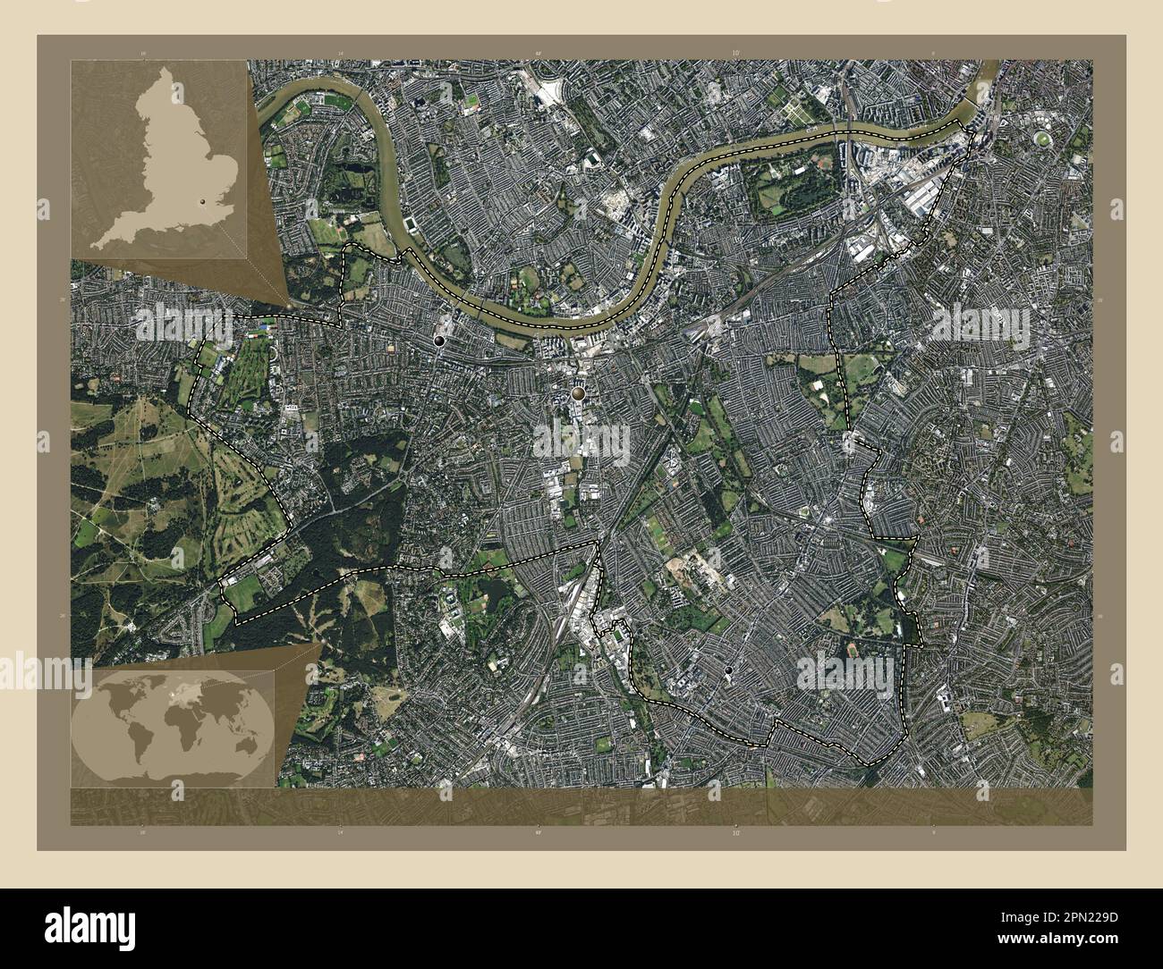 High resolution map of london hi-res stock photography and images - Alamy