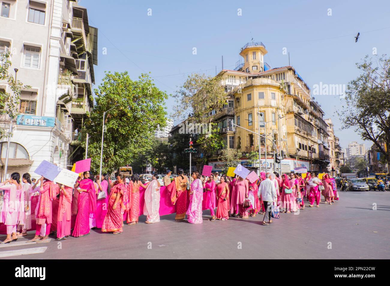 Demonstration by women, Mumbai, India Stock Photo - Alamy