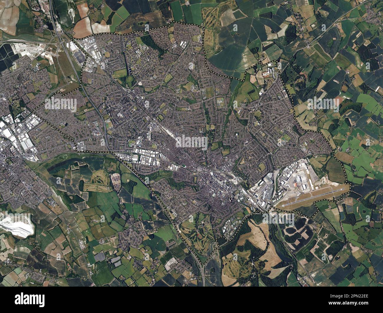 Luton, unitary authority of England - Great Britain. High resolution ...