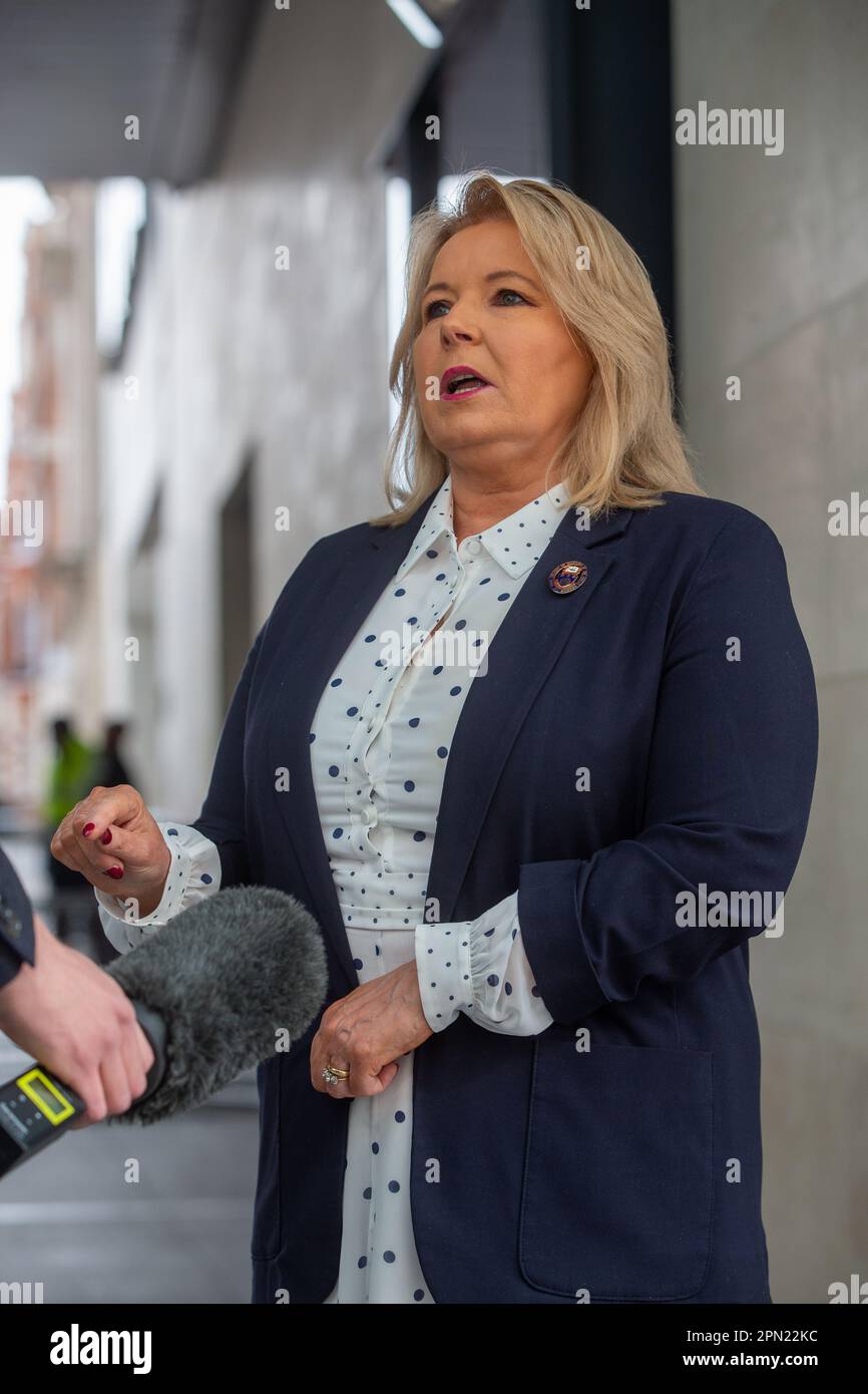 London, England, UK. 16th Apr, 2023. General Secretary of Royal College ...