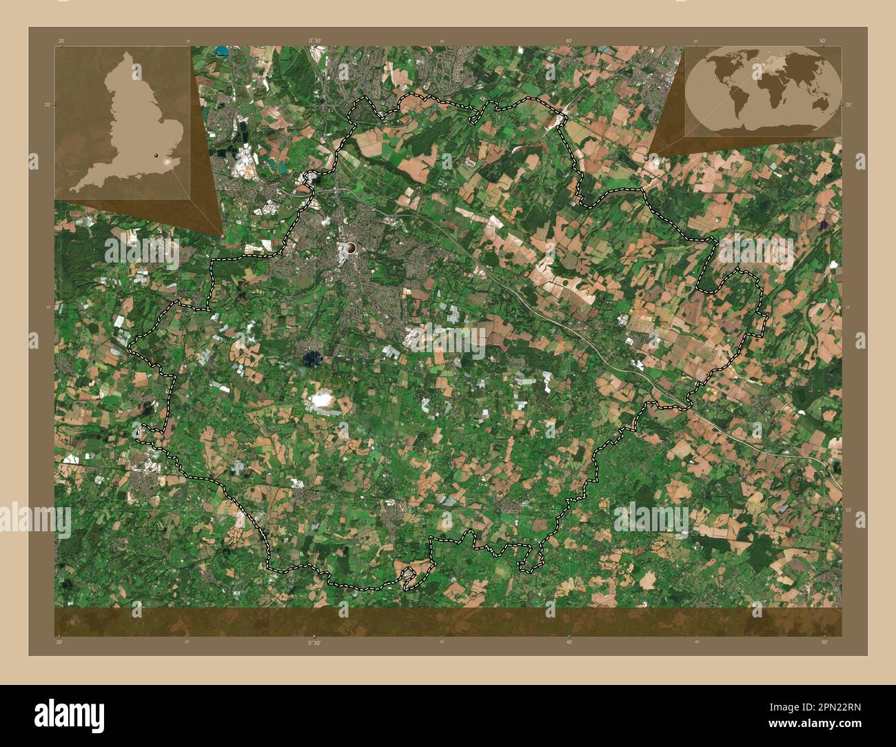 Maidstone, non metropolitan district of England - Great Britain. Low ...