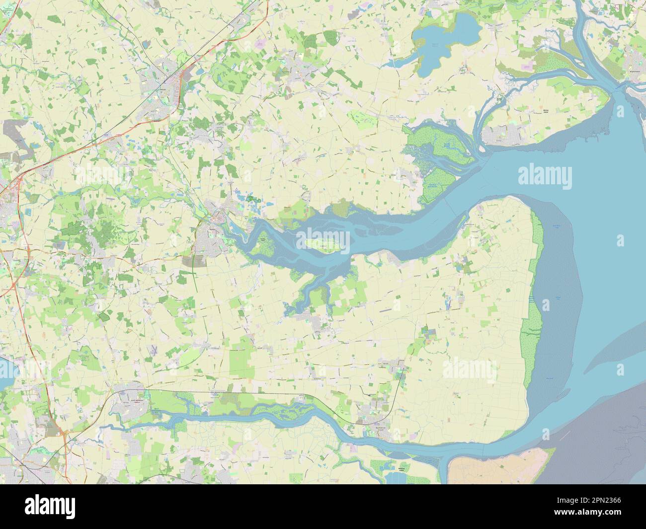 Maldon map hi-res stock photography and images - Alamy