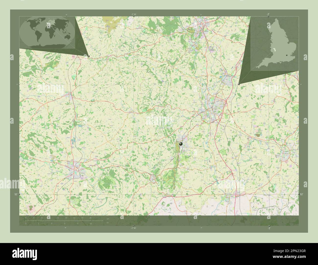 Malvern Hills, non metropolitan district of England - Great Britain ...