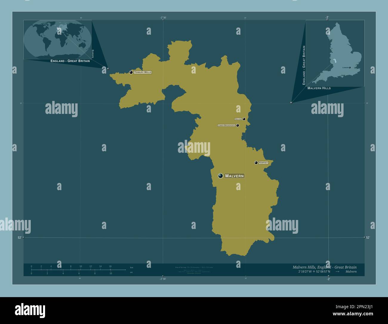 Map of kempsey hi-res stock photography and images - Alamy