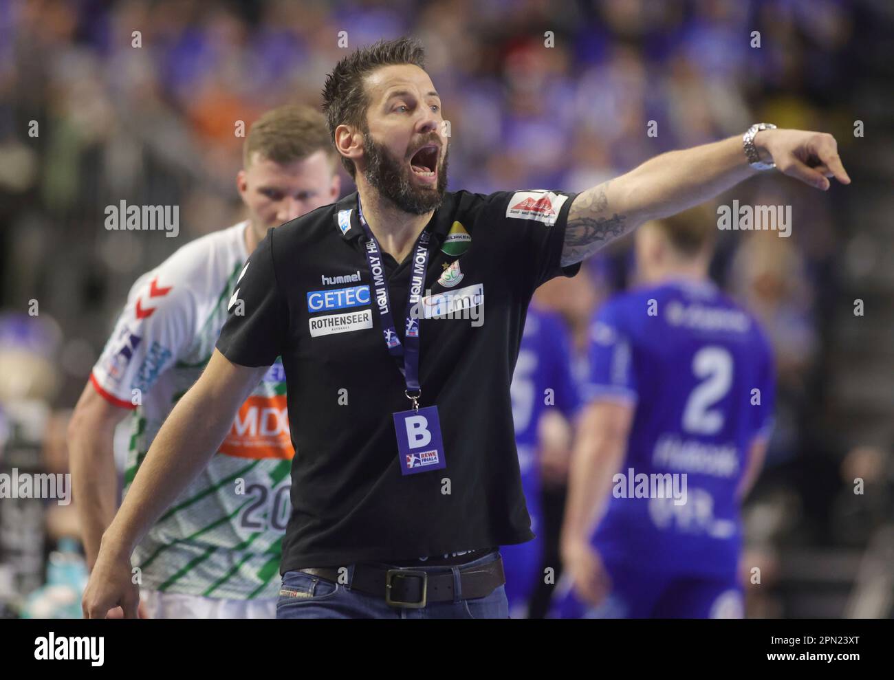 Cologne, Deutschland. 15th Apr, 2023. firo : April 15th, 2023, Handball ...