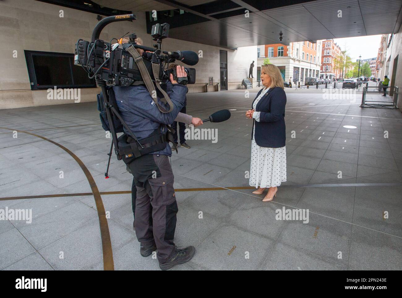 London, England, UK. 16th Apr, 2023. General Secretary of Royal College ...