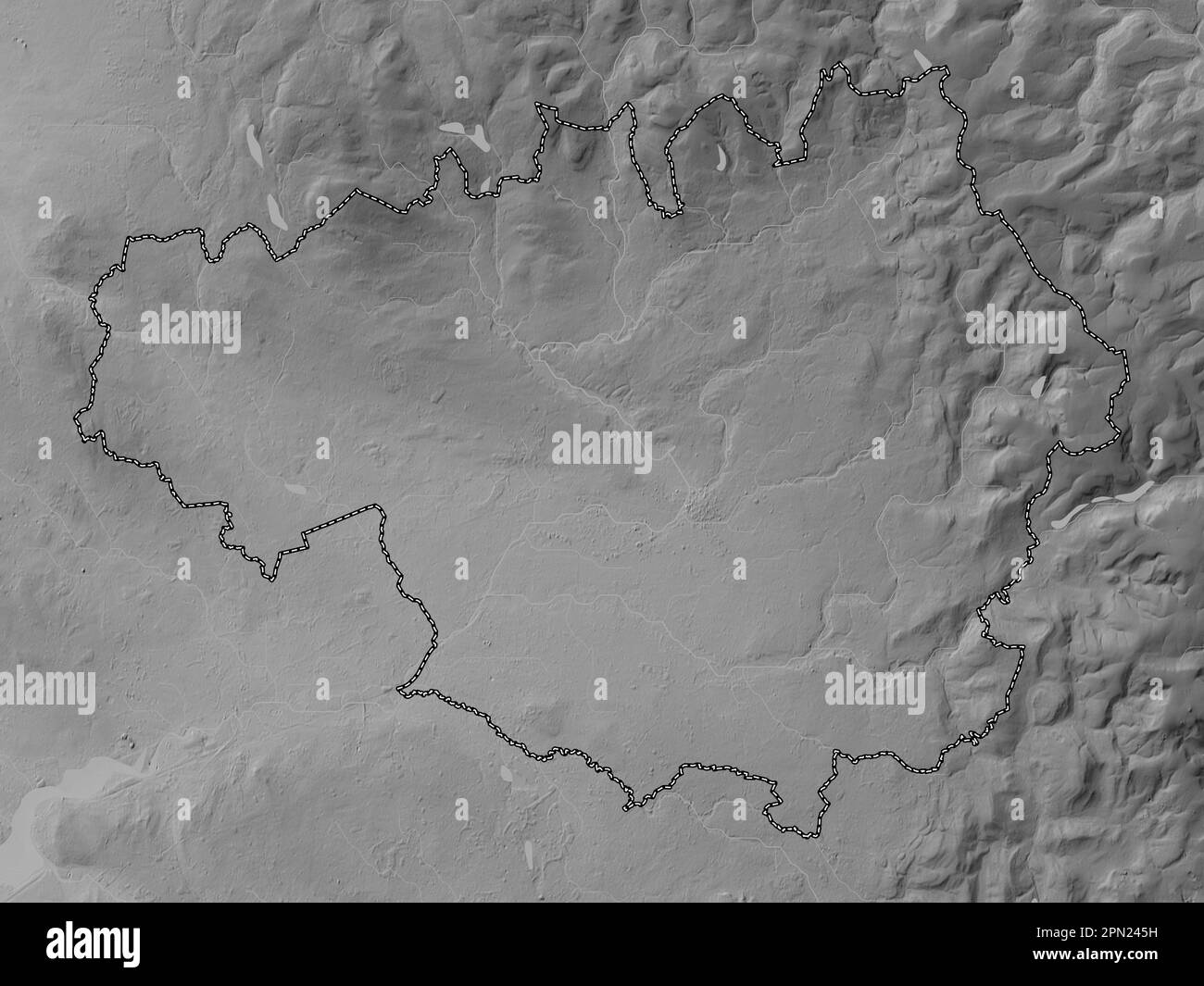 Greater Manchester, region of England - Great Britain. Grayscale ...