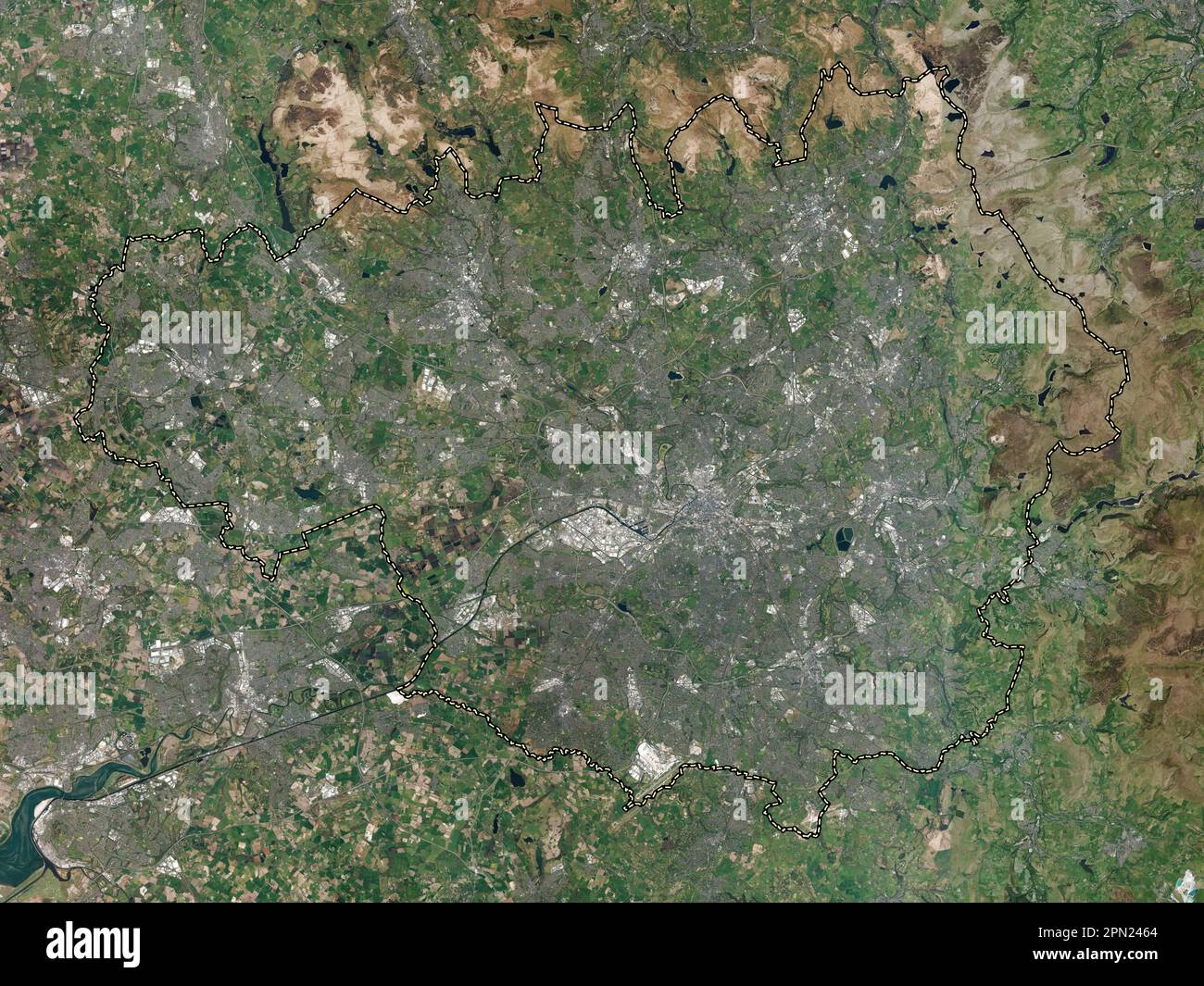 Greater Manchester, region of England - Great Britain. High resolution ...