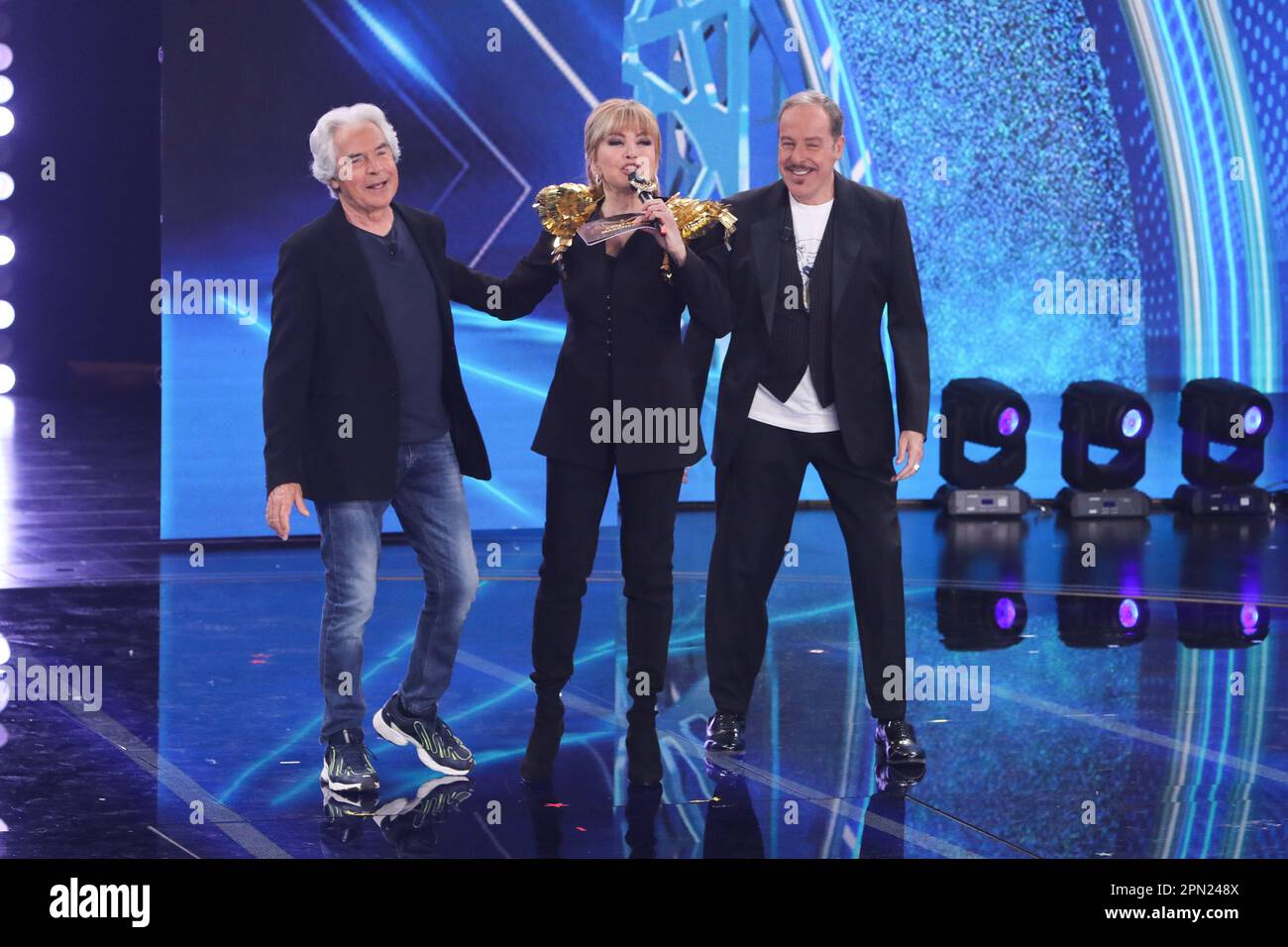 Rome, Italy. 15th Apr, 2023. Rome, Rai auditorium of the Foro Italico ...