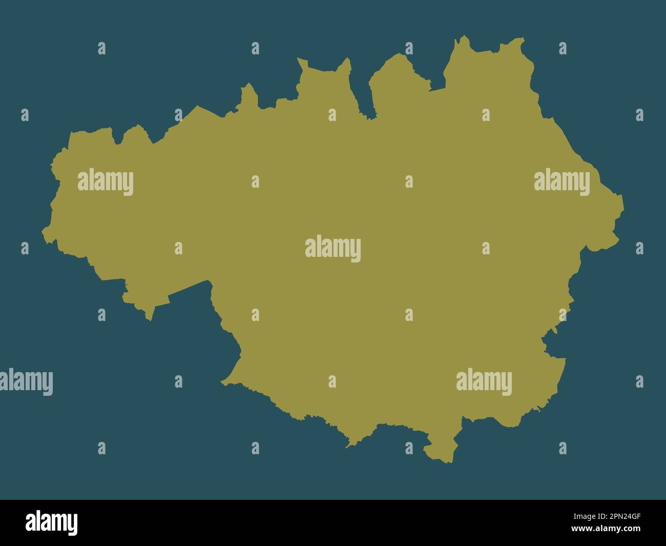 Greater Manchester, region of England - Great Britain. Solid color ...