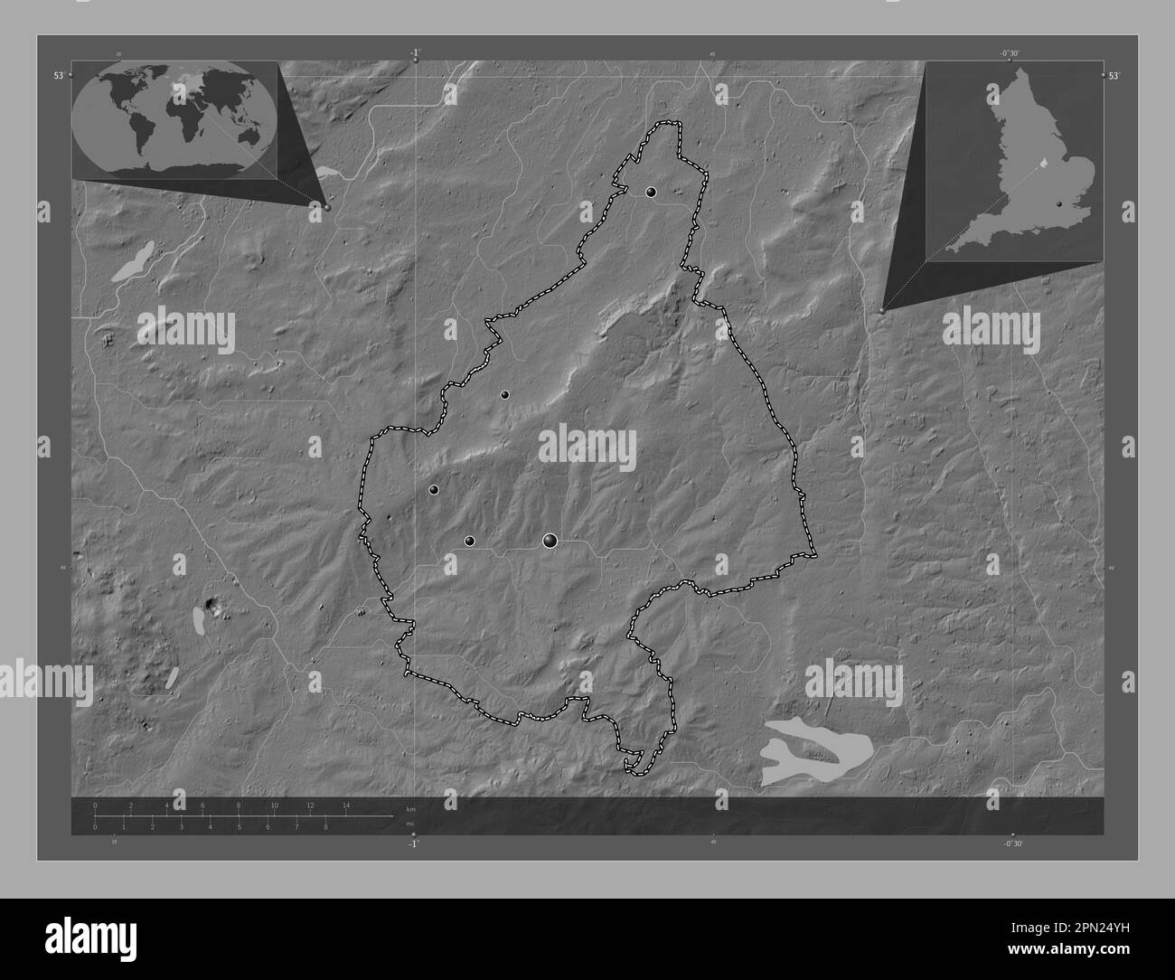 Melton, non metropolitan district of England - Great Britain. Bilevel ...