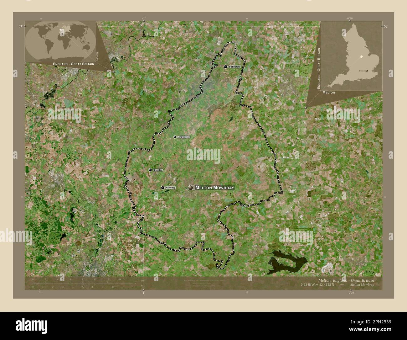 Melton, non metropolitan district of England - Great Britain. High ...