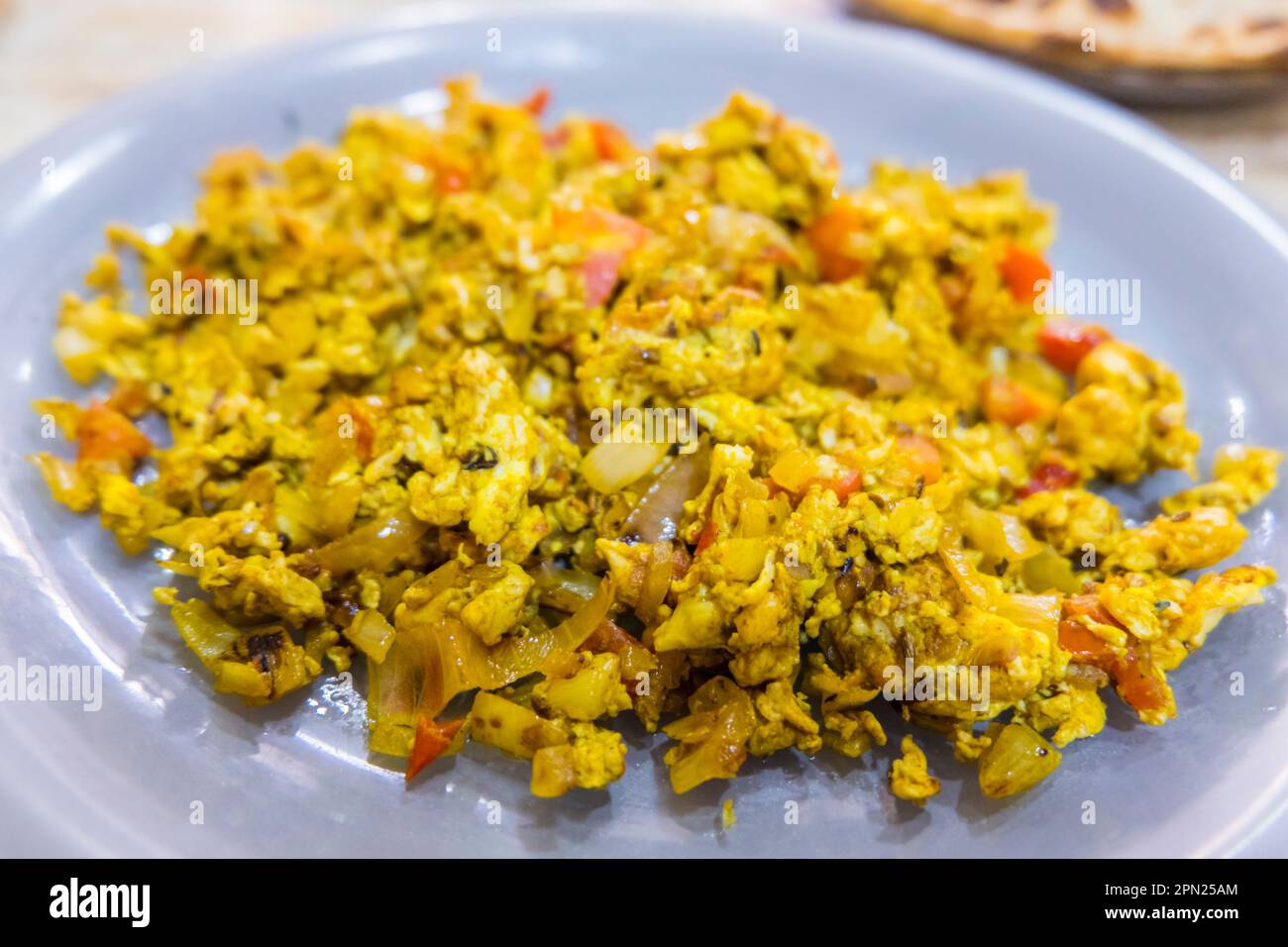 Egg Bhurji, scrambled eggs, Mumbai, India Stock Photo - Alamy