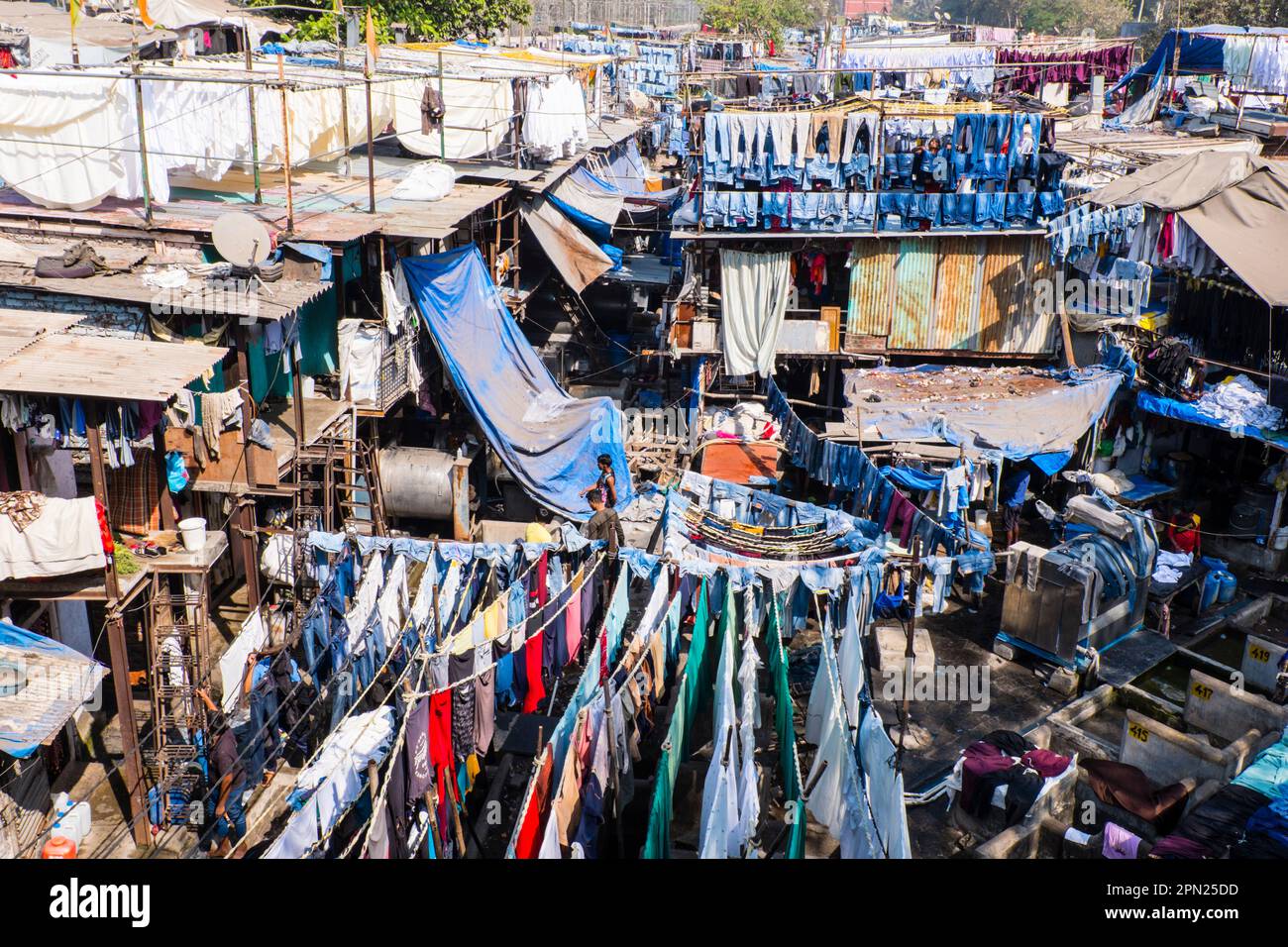 Dhobi Ghat, Lower Parel, Mumbai, India Stock Photo - Alamy