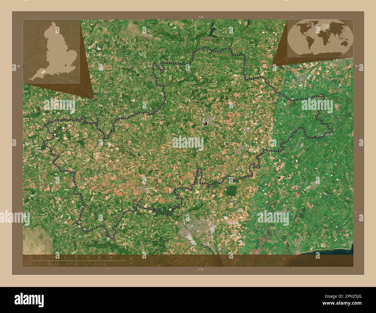 Mid Devon, non metropolitan district of England - Great Britain. Low ...