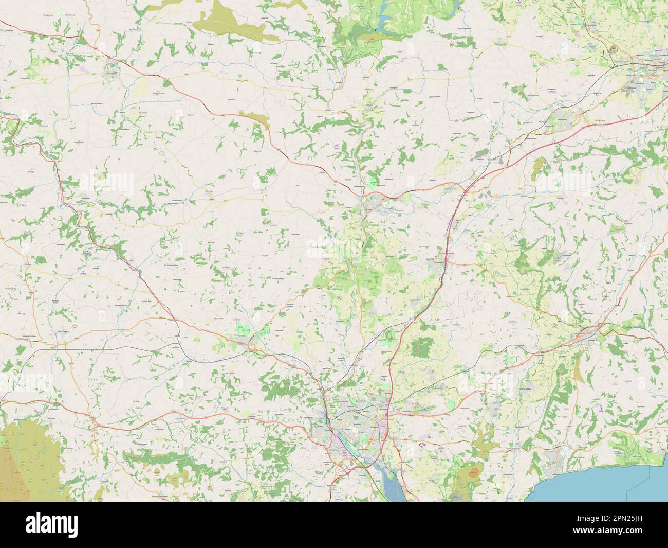 Map of silverton hi-res stock photography and images - Alamy