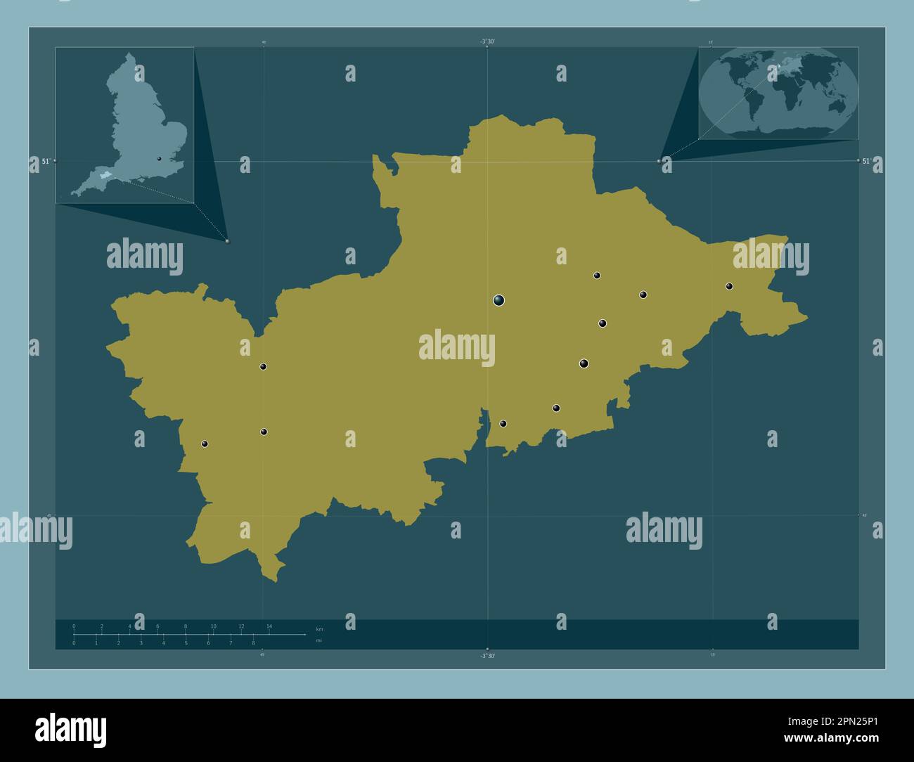 Mid Devon, non metropolitan district of England - Great Britain. Solid ...