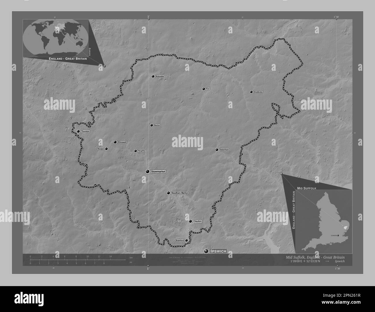 Mid Suffolk, non metropolitan district of England - Great Britain ...