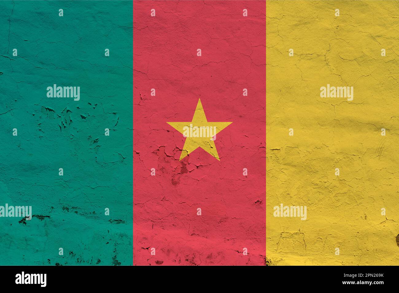 Flag of Cameroon oppressive countries on the continent Stock Photo - Alamy