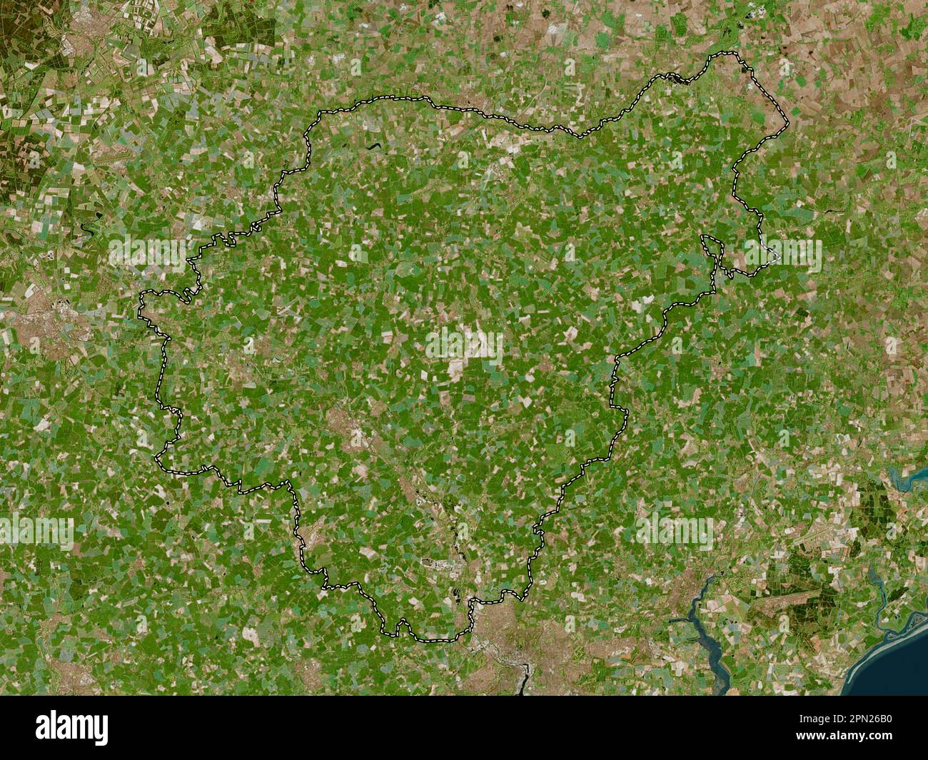 Mid Suffolk, non metropolitan district of England - Great Britain. High ...