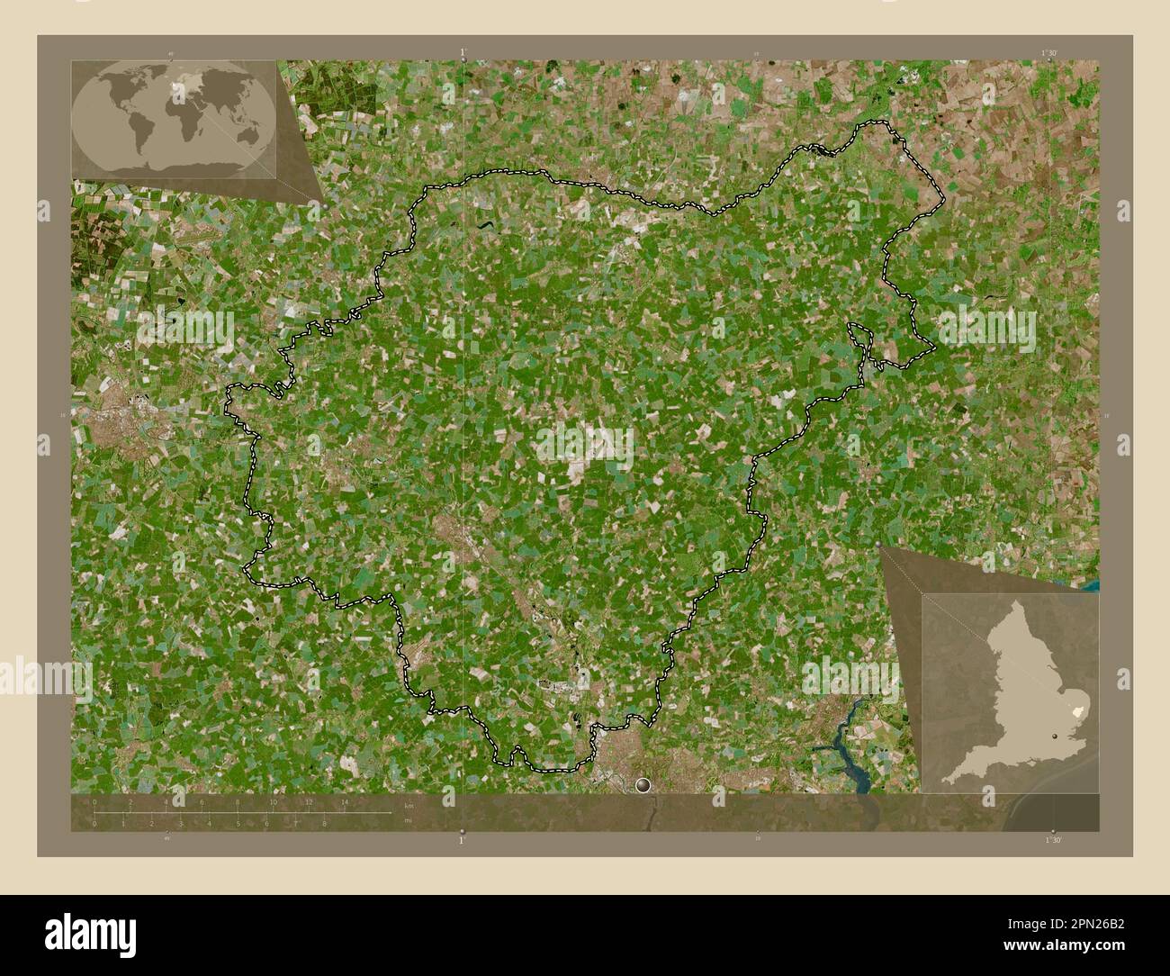 Mid Suffolk, non metropolitan district of England - Great Britain. High ...