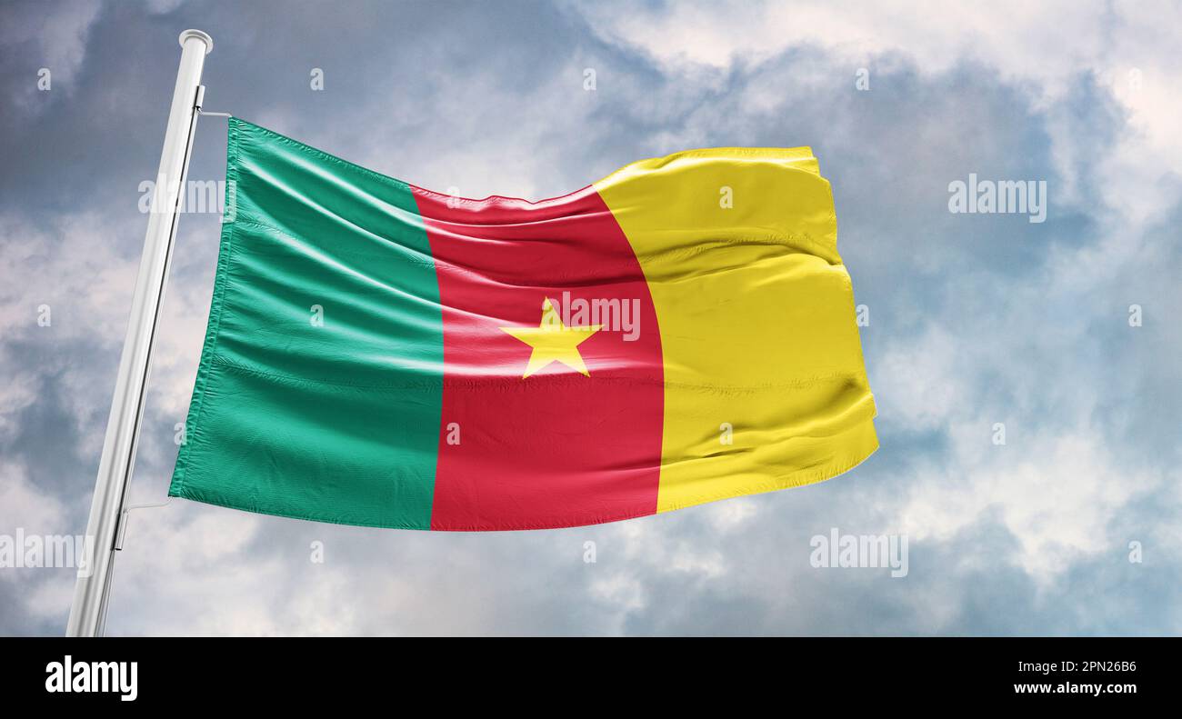 Flag of Cameroon oppressive countries on the continent Stock Photo - Alamy