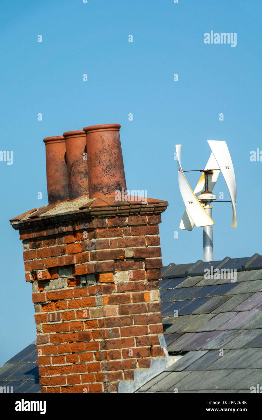 Vertical Magnetic Levitation, Upright Wind Turbine Stock Photo - Alamy
