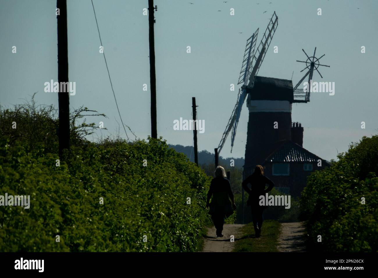 Walkers norfolk windmill hi-res stock photography and images - Alamy