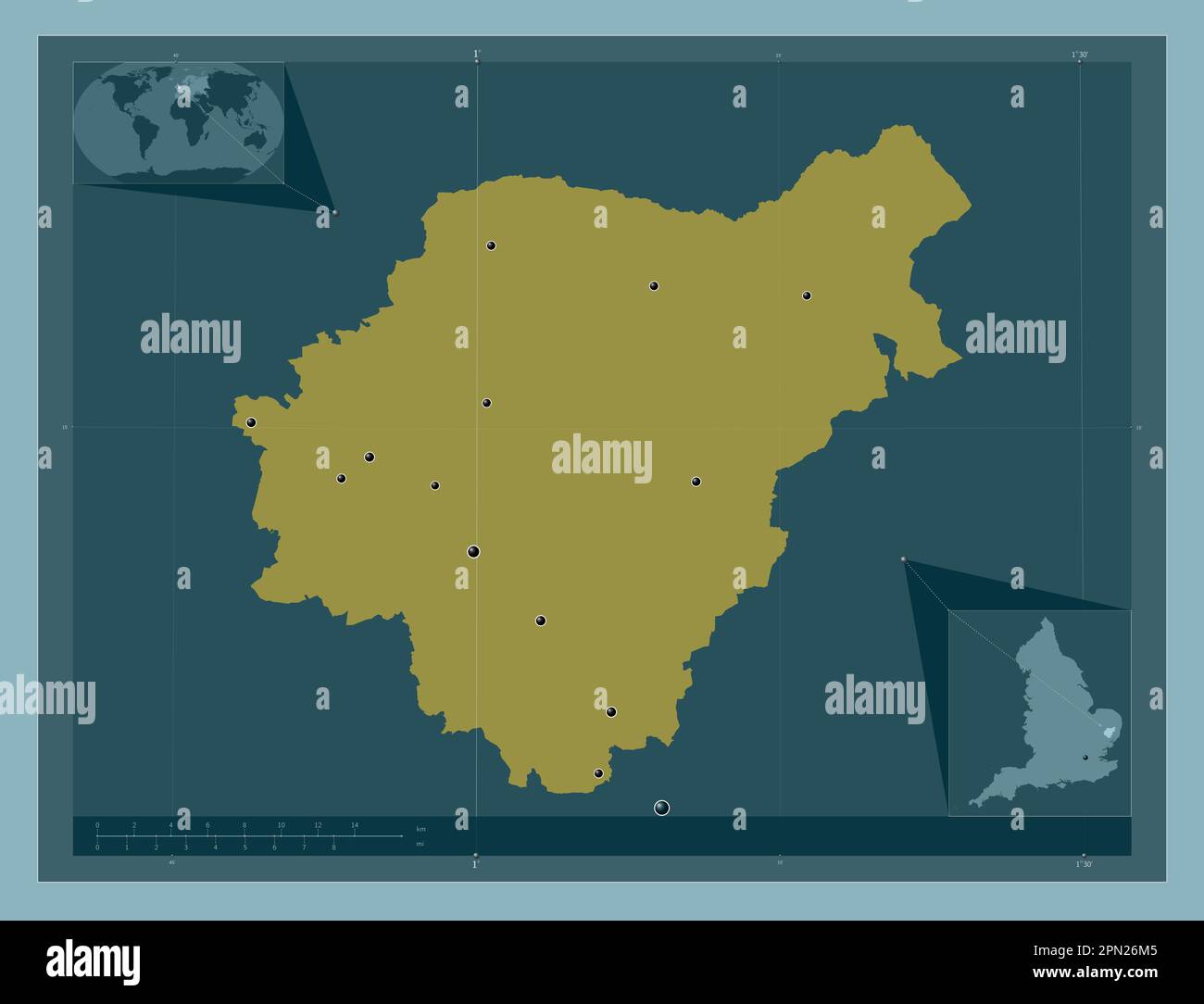 Mid Suffolk, non metropolitan district of England - Great Britain ...