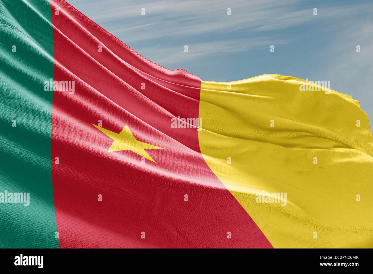 Vector cameroon flag hi-res stock photography and images - Alamy