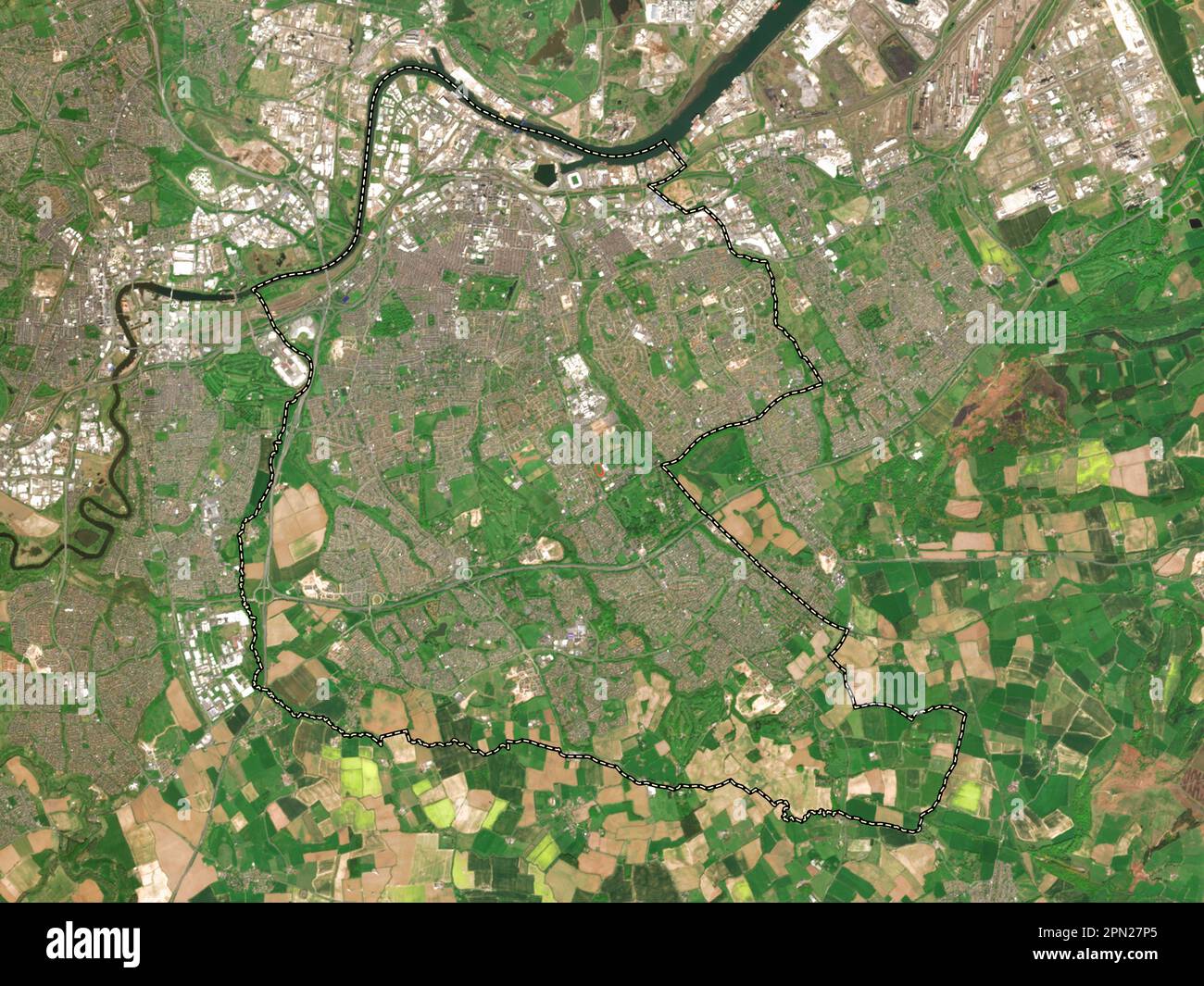 Middlesbrough map hi-res stock photography and images - Alamy