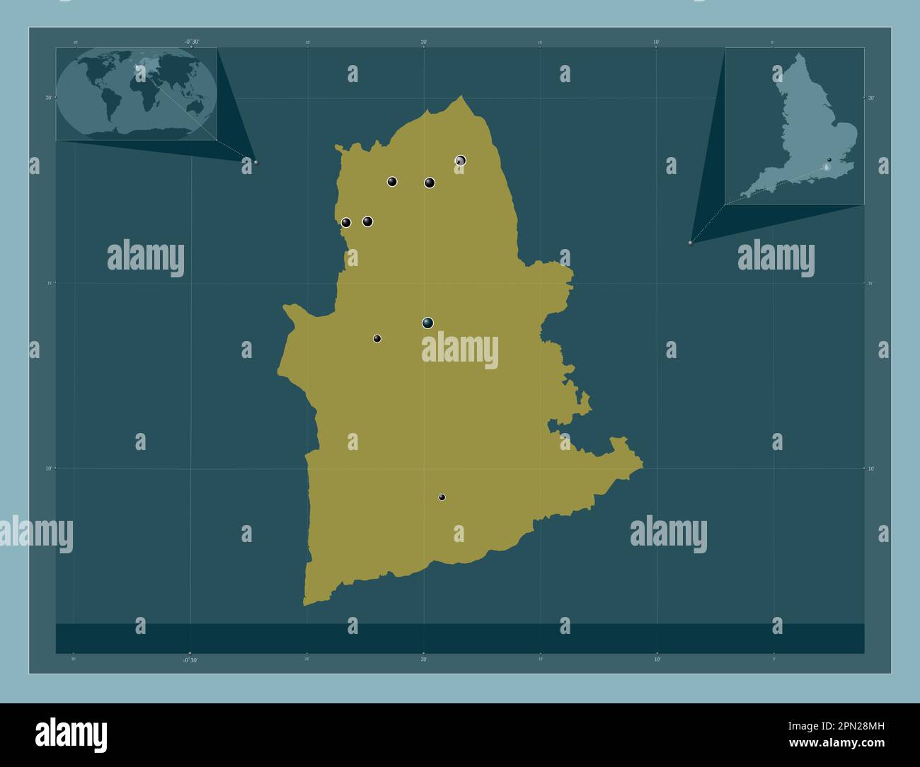 Map of leatherhead hi-res stock photography and images - Alamy
