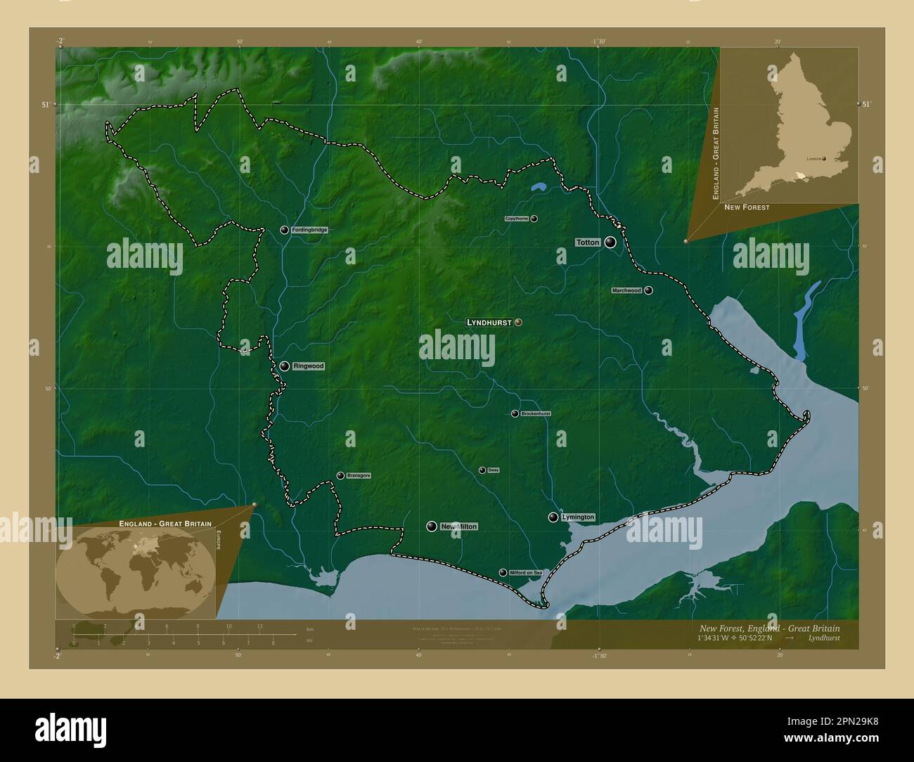 New Forest, non metropolitan district of England - Great Britain ...