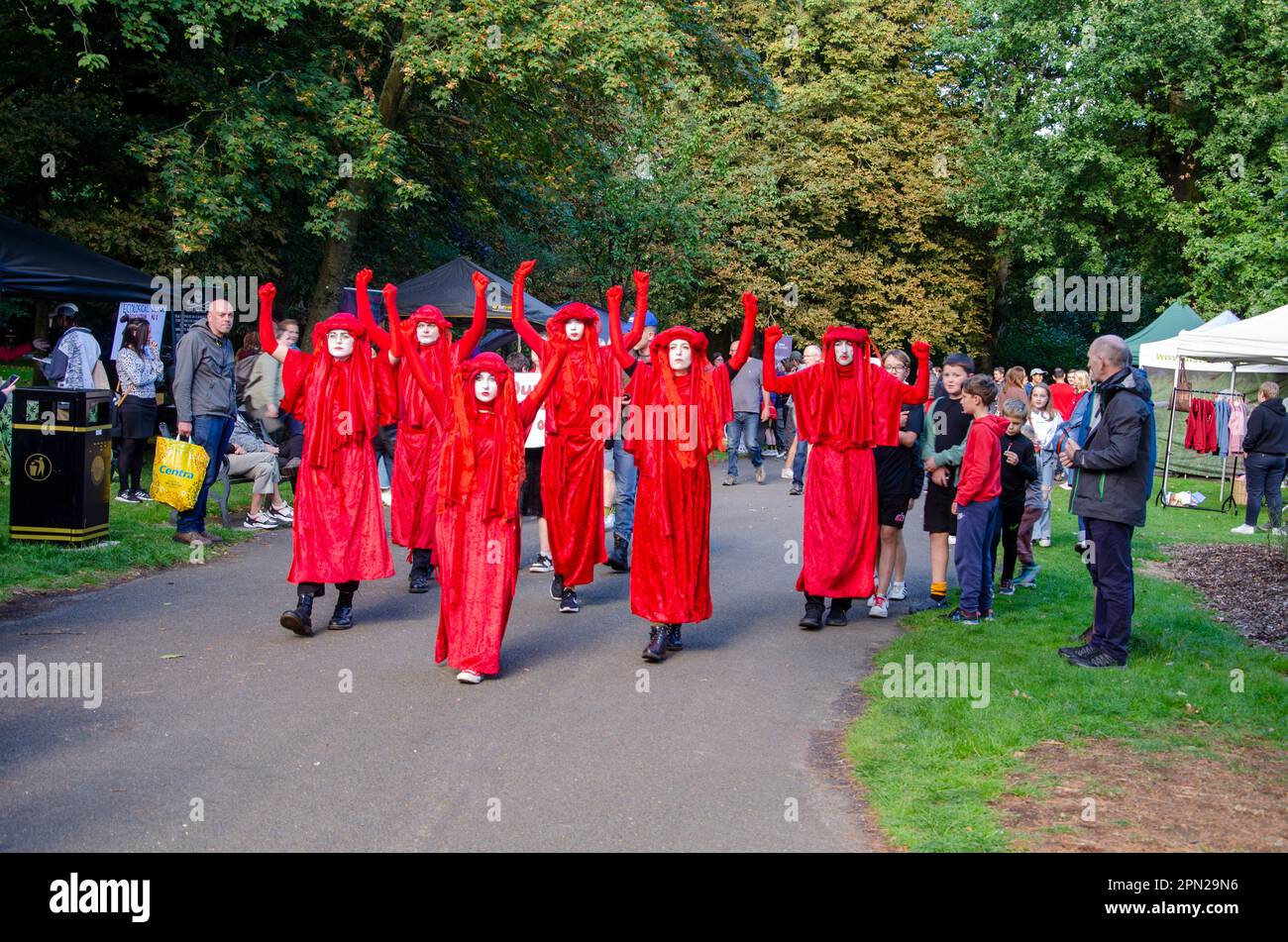 Belfast County Down Northern Ireland September 24 2022 - Members of the ...