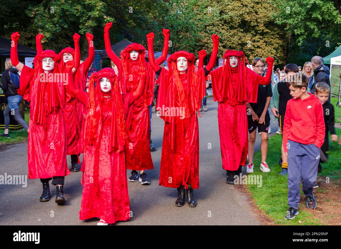 Belfast County Down Northern Ireland September 24 2022 - Members of the ...