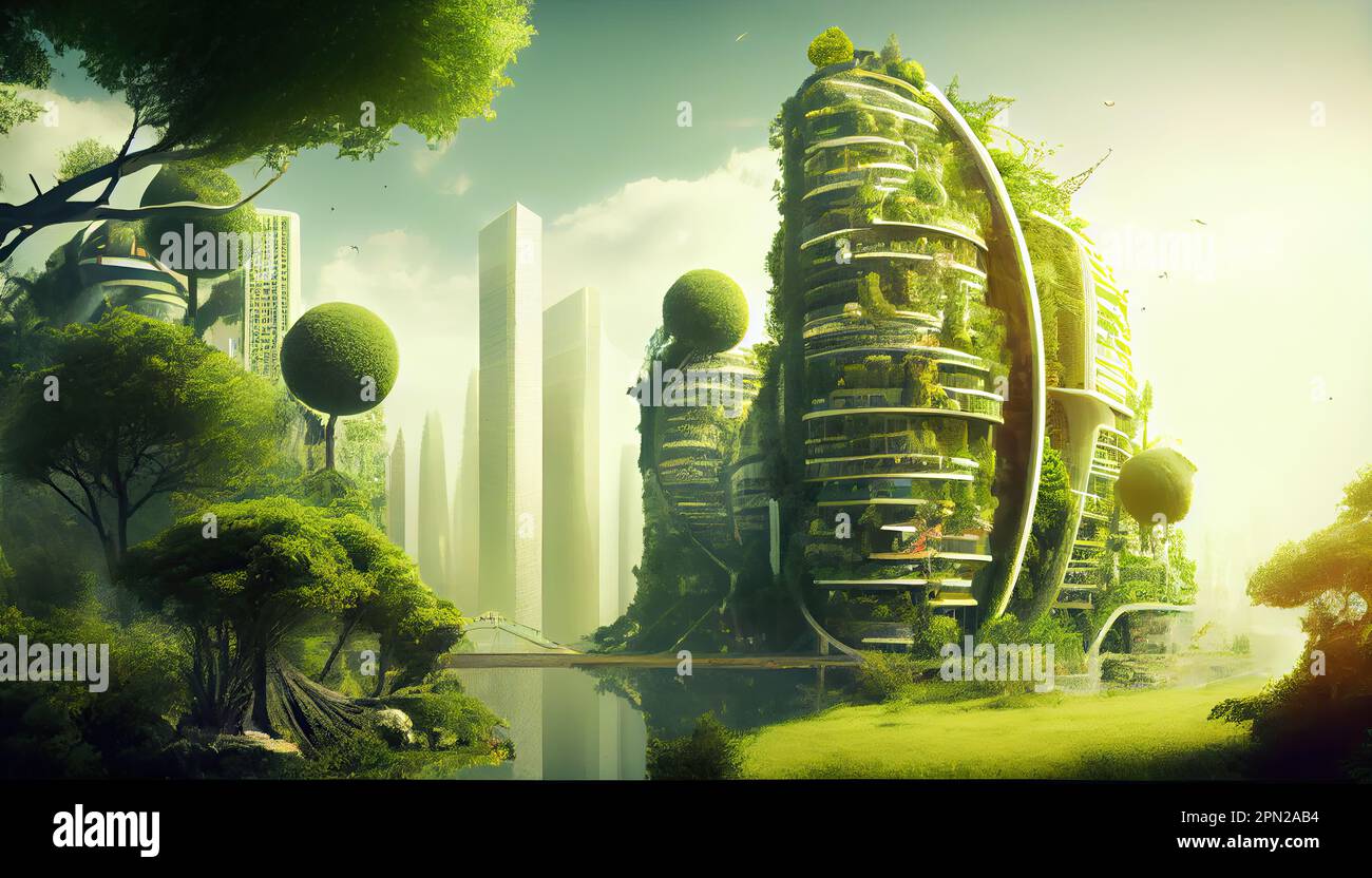 Futuristic Green Cities