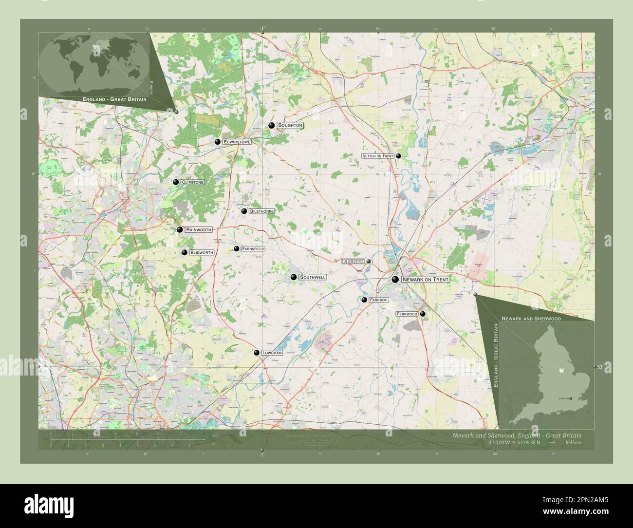 Newark and Sherwood, non metropolitan district of England - Great ...