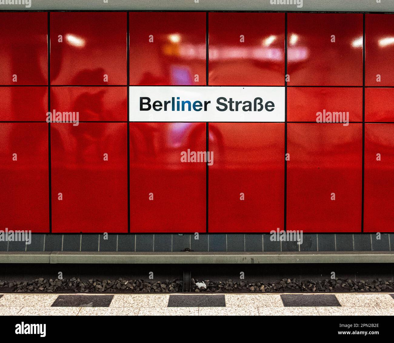 Berliner Strasse U-Bahn Underground railway station serves the U7 & U9 ...