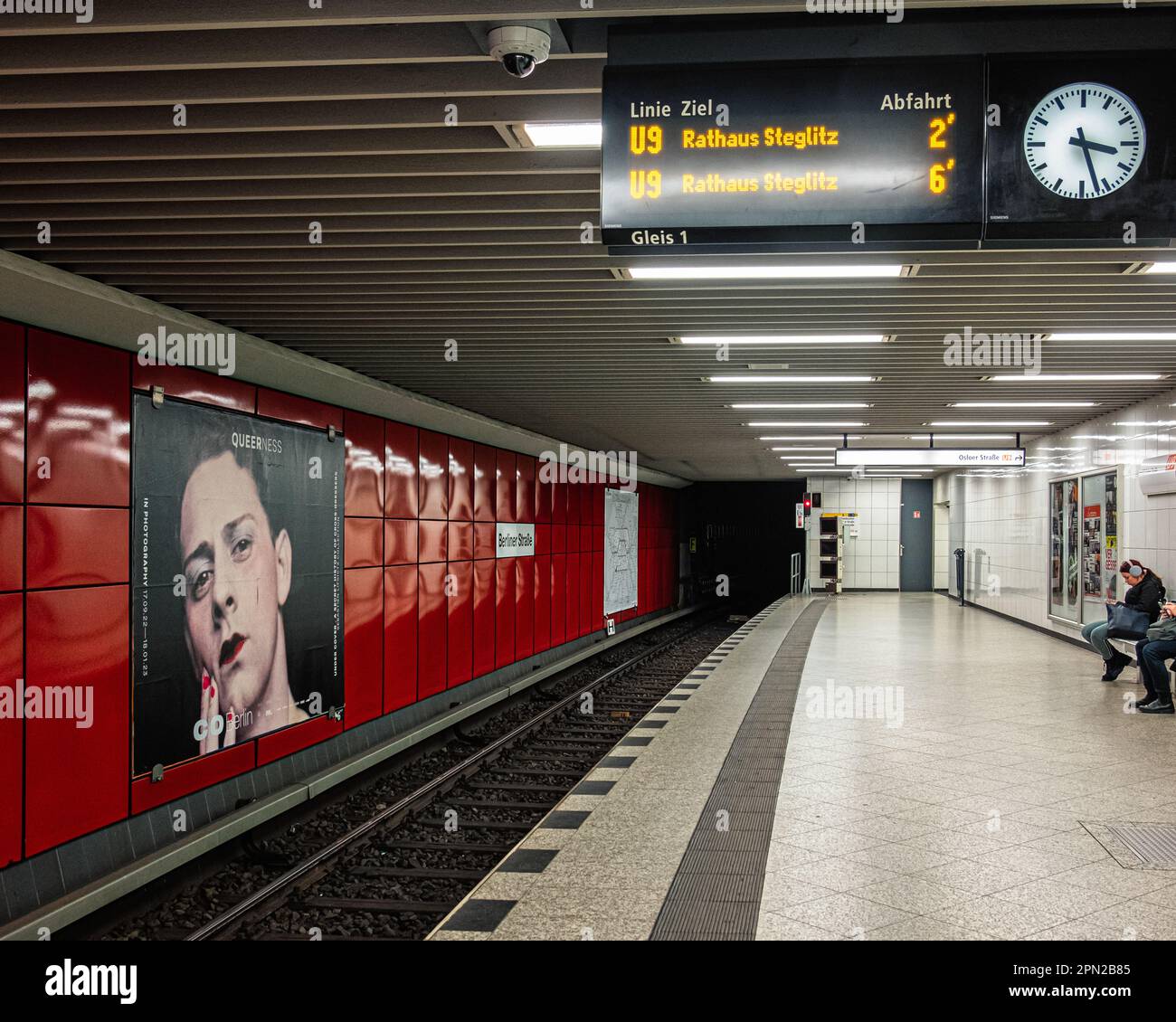 Berliner Strasse U-Bahn Underground railway station serves the U7 & U9 lines, Wilmersdorf ...