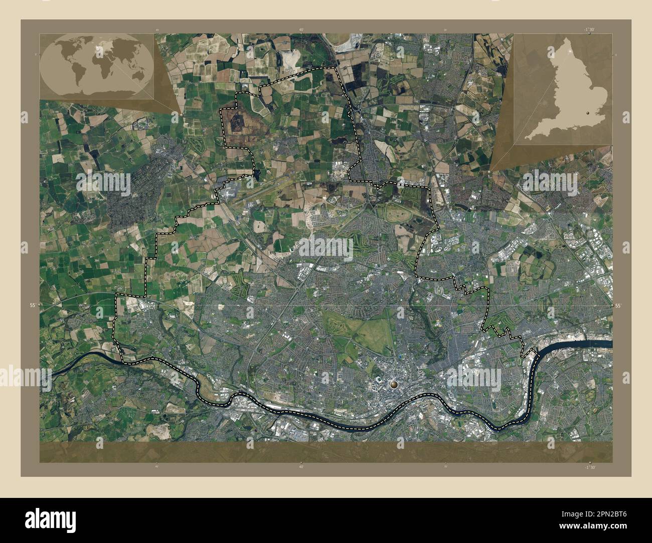Newcastle upon Tyne, administrative county of England - Great Britain ...