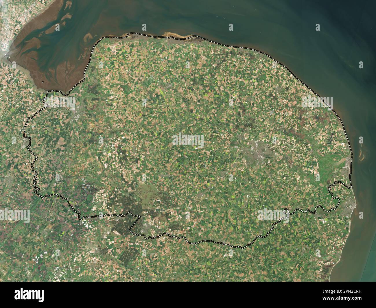 Norfolk, administrative county of England - Great Britain. Low ...