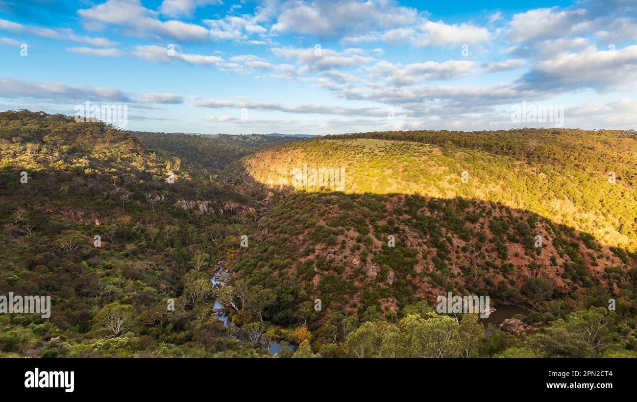 Onkaparinga River National Park Canyon viewed from the lookout at ...