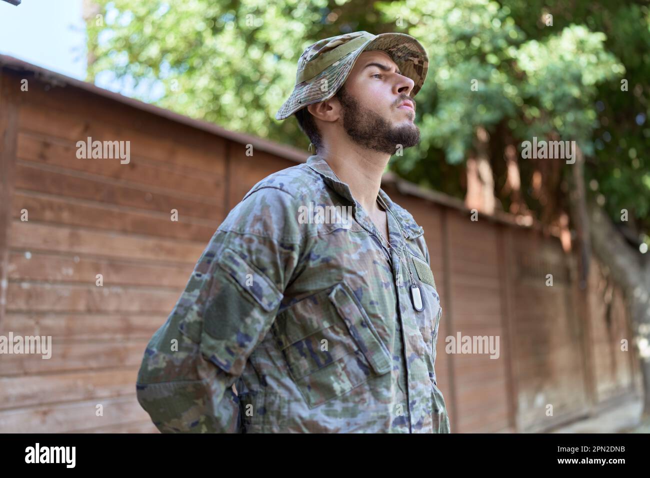Man beard wearing military uniform hi-res stock photography and images ...