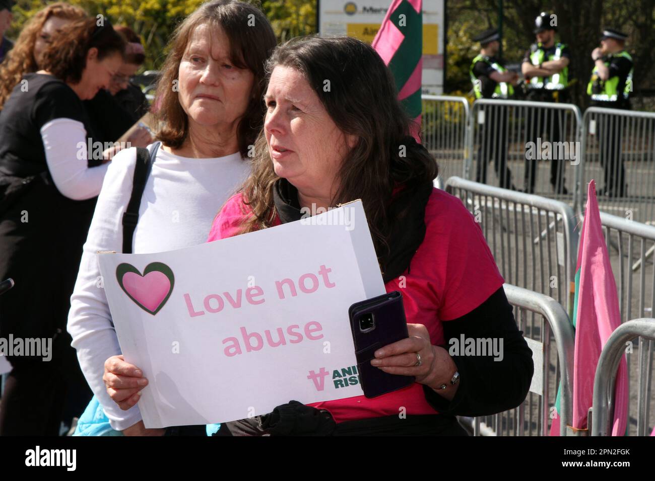 Animal Rising Action for animals protest group, disrupting the Grand ...