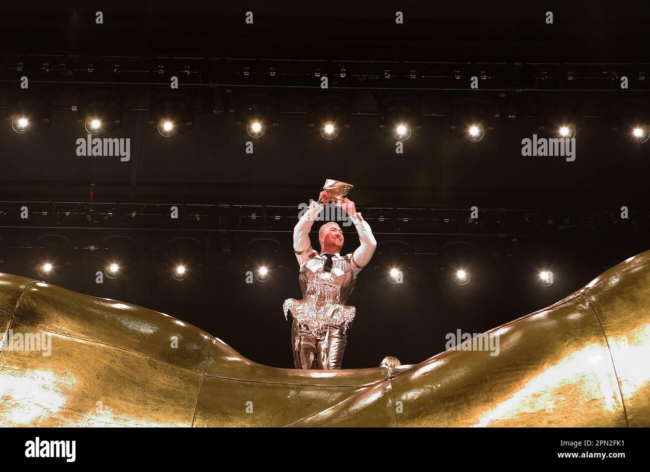 Sam Smith performing at the 3Arena Dublin on his Gloria Tour, Apr 2023 ...