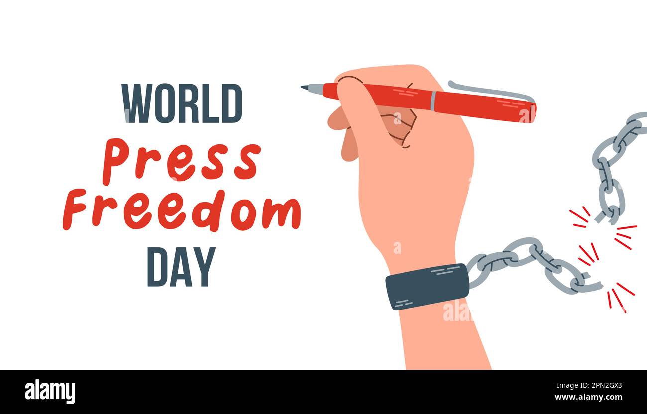 World Press Freedom Day. Vector illustration for Greeting Cards, Posters and Banners Stock ...