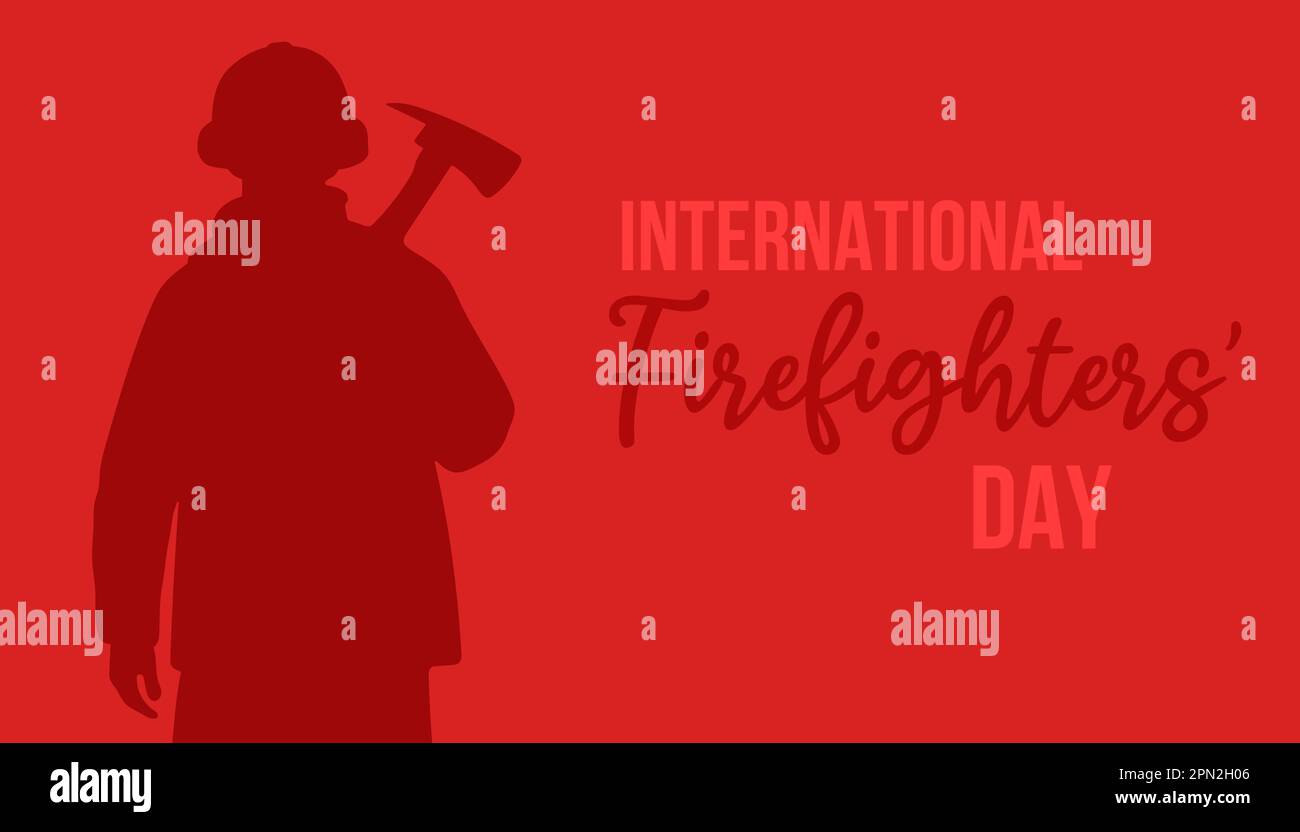 International Firefighters Day. May 4. Holiday concept. Template for ...