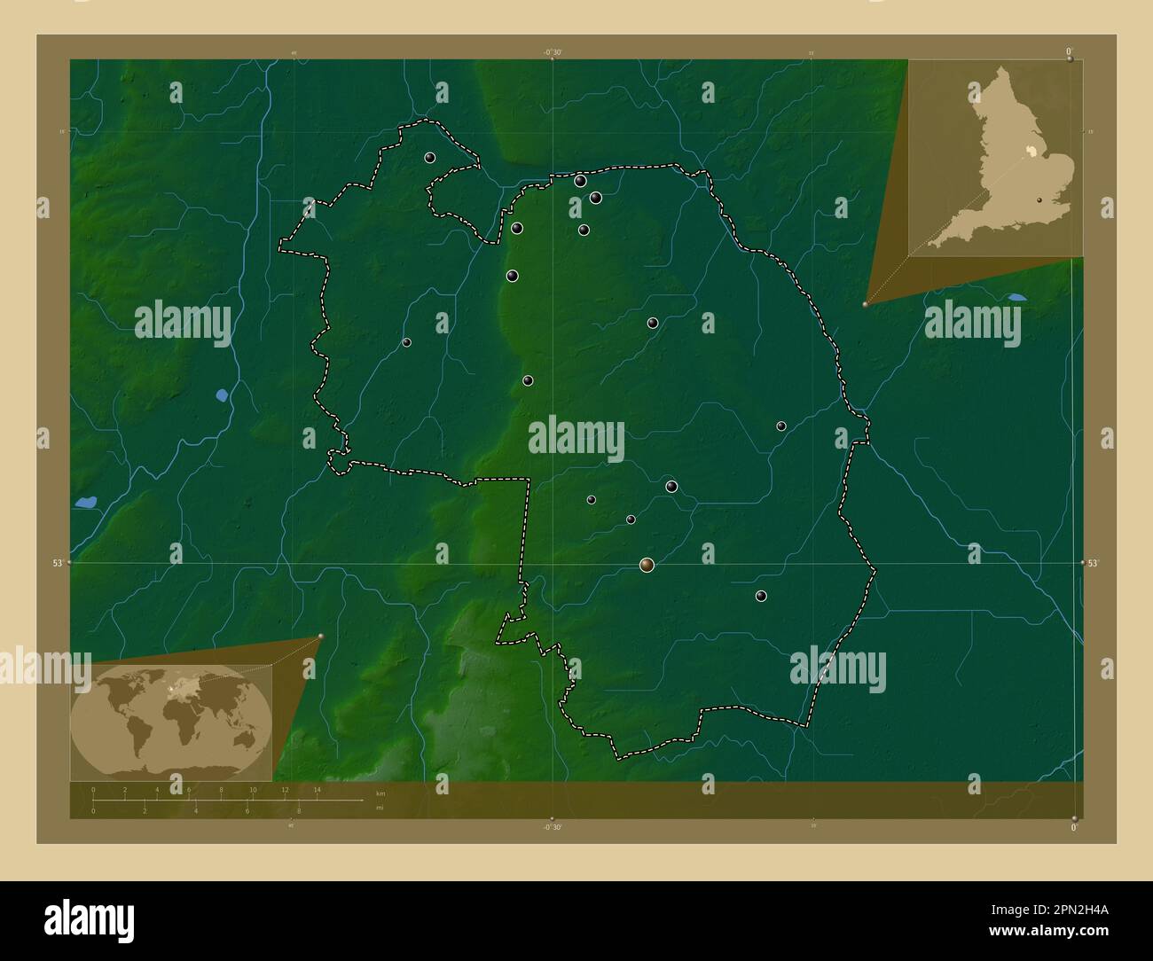 North Kesteven, non metropolitan district of England - Great Britain ...