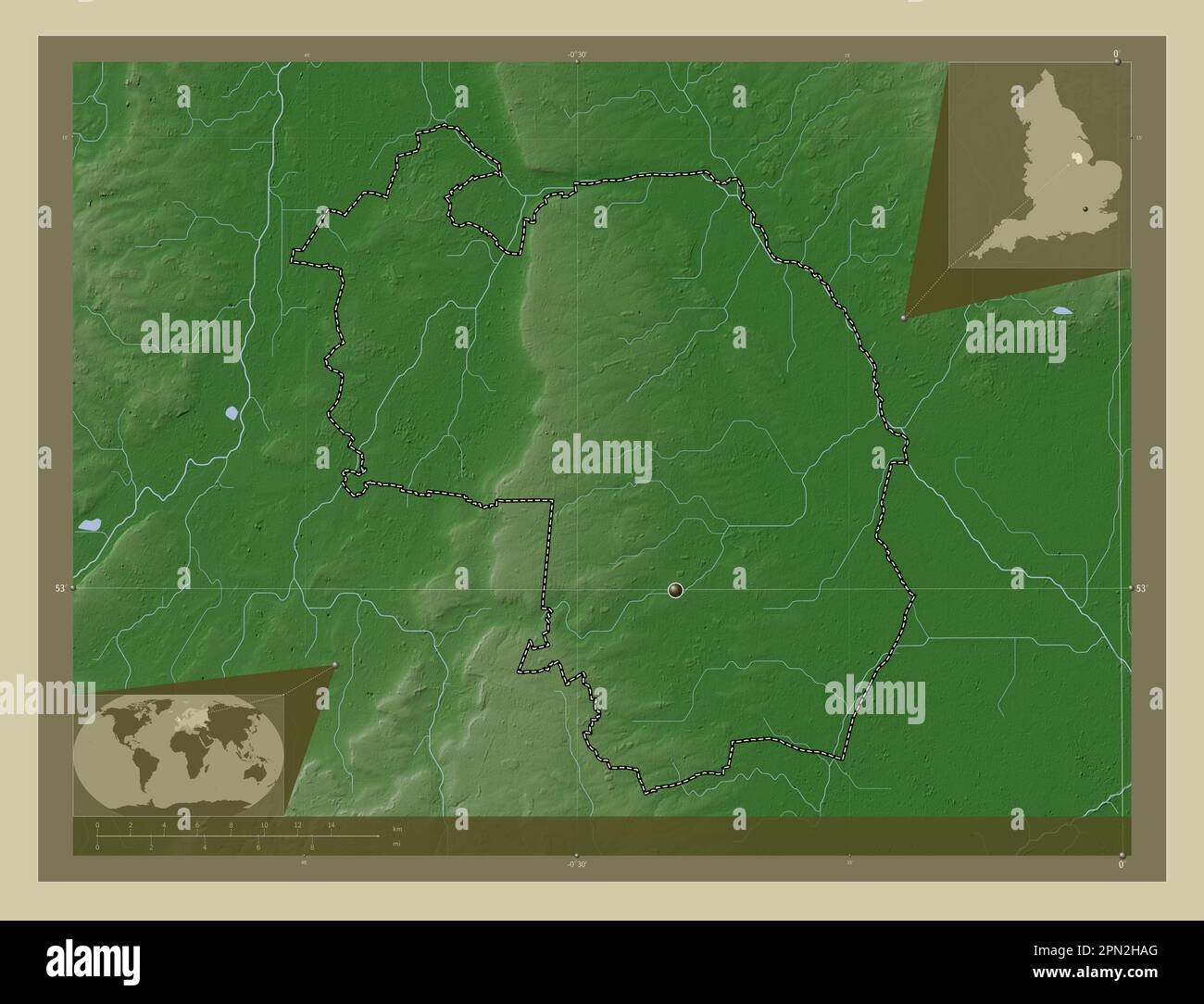 North Kesteven, non metropolitan district of England - Great Britain ...